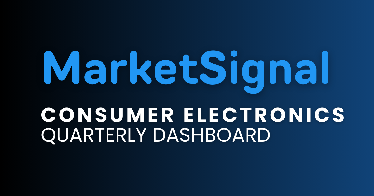 Consumer Electronics: Computing MarketSignal Dashboard